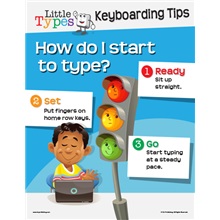 Little Types Keyboarding Tips: How do I start to type?
