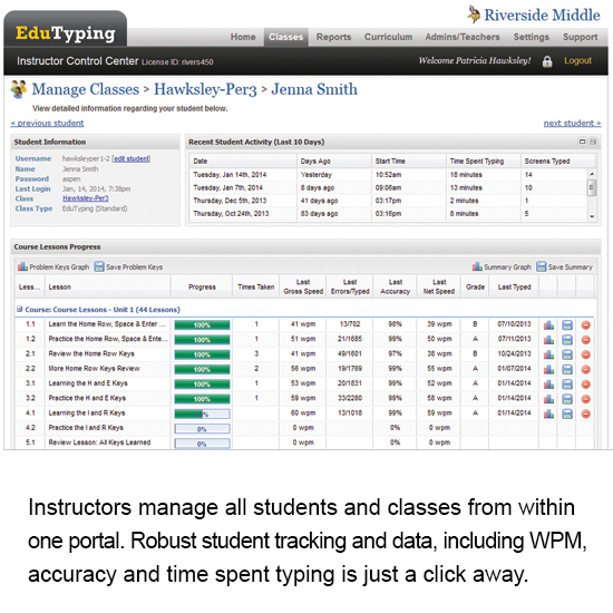 EduTyping: Online Keyboarding and Typing Software for Schools